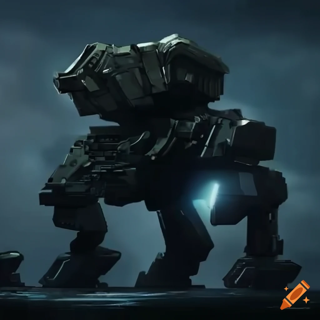 Epic streamlined futuristic mech in 8k resolution on Craiyon