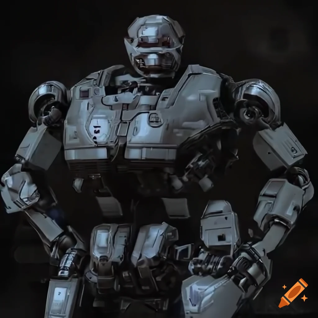 Close-up of a futuristic mech hand with clean lines in 8k resolution on ...