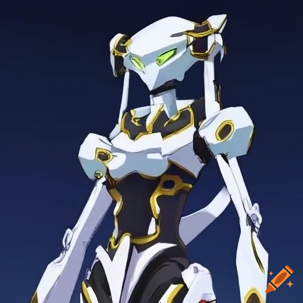Light mech design in code geass with female character on Craiyon