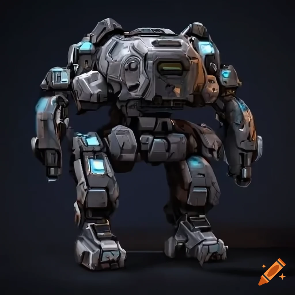 8k full resolution futuristic mech in an epic streamlined design on Craiyon