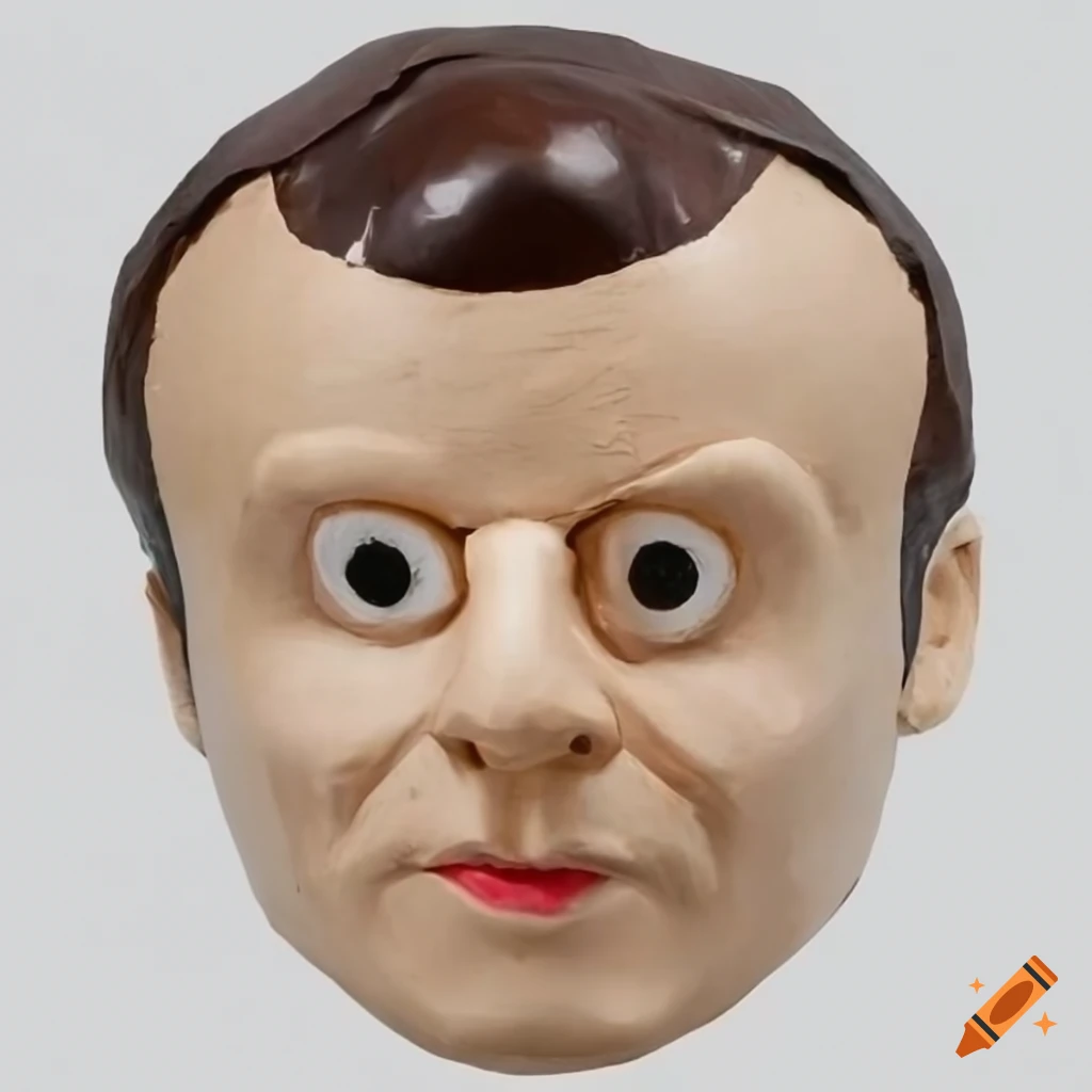 Paper mache macaron on Craiyon