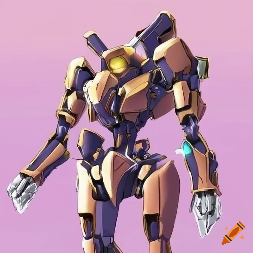 Light mech style inspired by code geass with female design on Craiyon