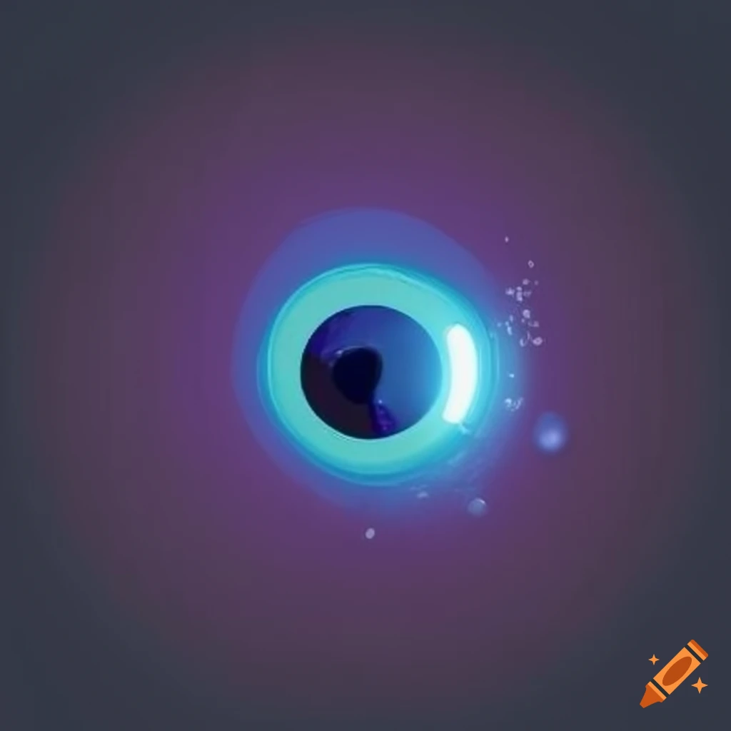 Logo for a laboratory that can change the color of the eye iris on Craiyon