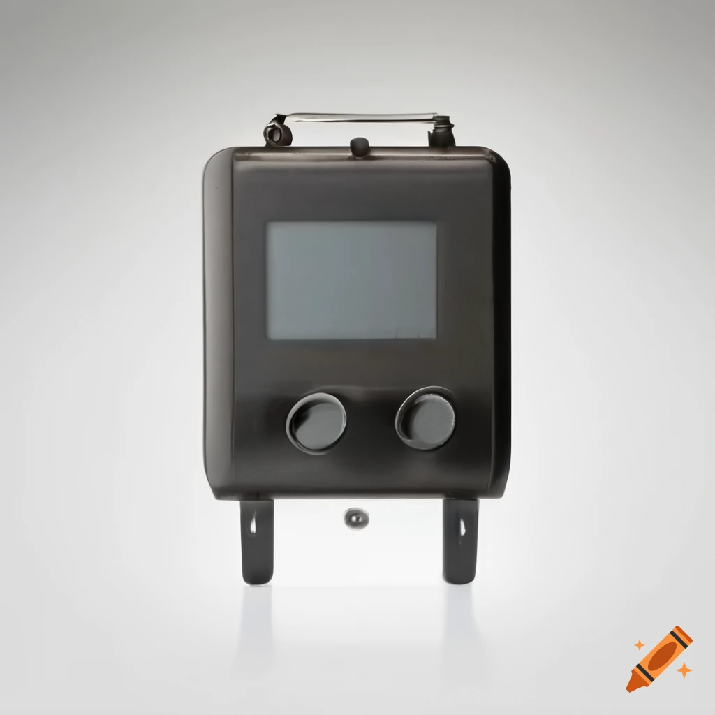 Small control box with two square buttons on Craiyon