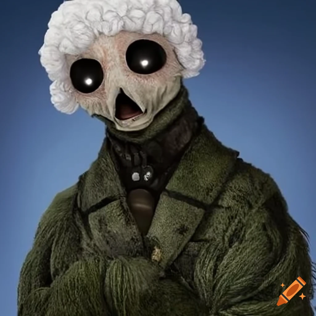 Vibrant wooly shambler creature on Craiyon