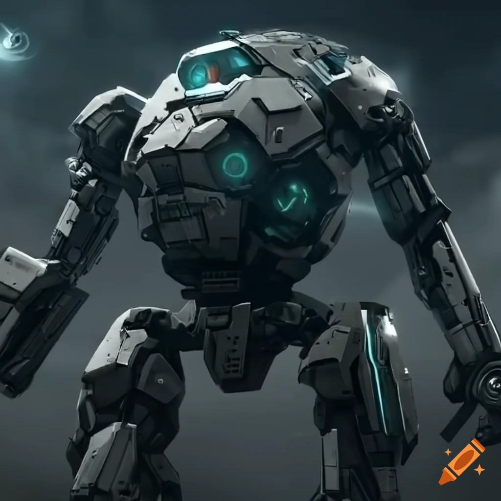 Epic streamlined futuristic mech at 8k full resolution on Craiyon