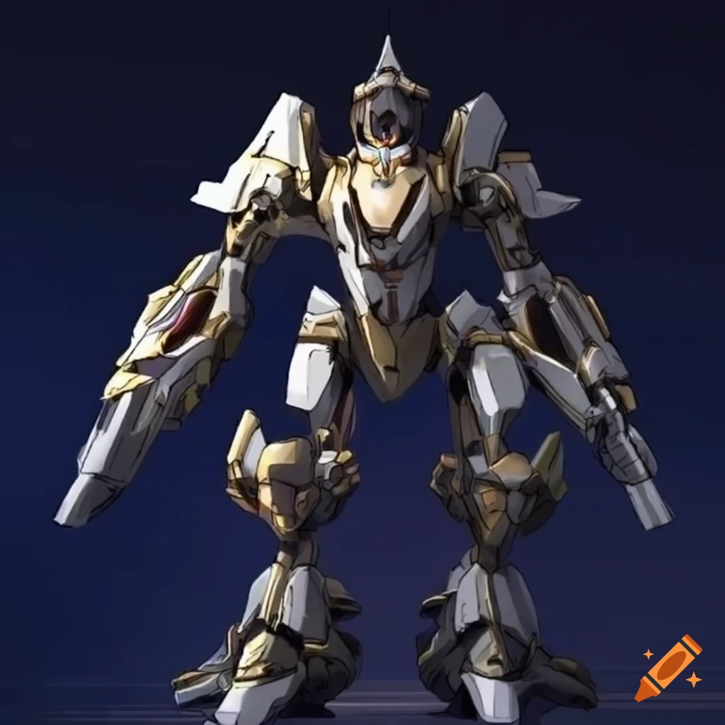 Light mech style in code geass with female design on Craiyon