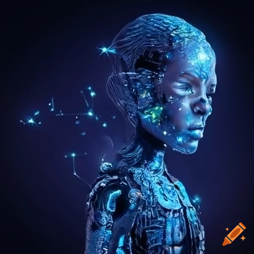 Front page for presentation about AI on Craiyon