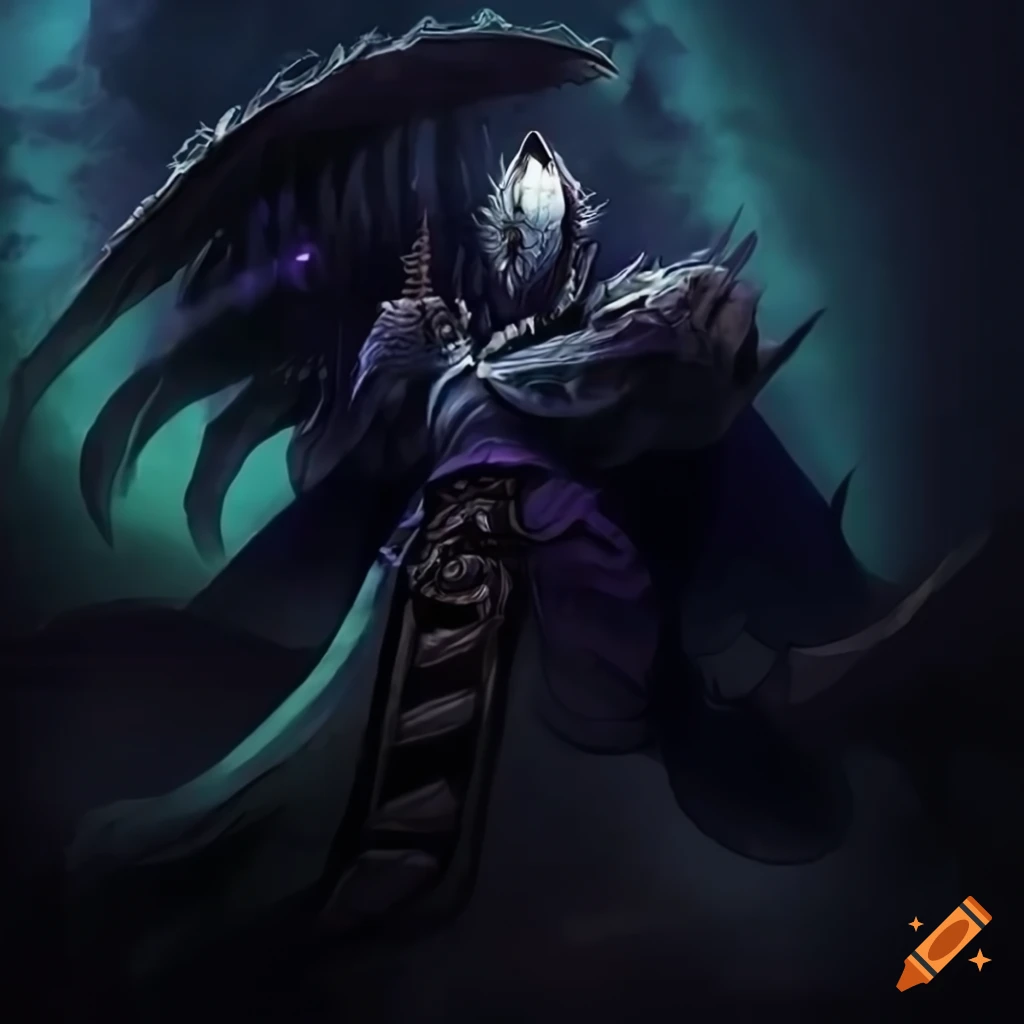 Artwork depicting the void king on Craiyon