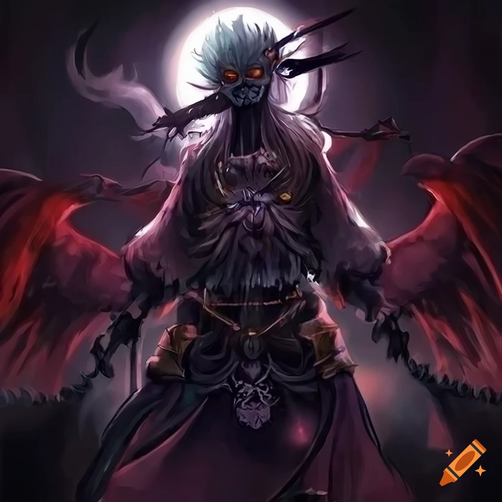 Unique artwork of a demon sheep unicorn in military anime style on Craiyon