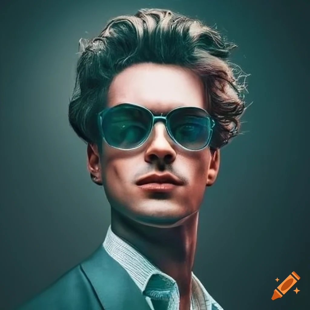 Cool man profile picture on Craiyon