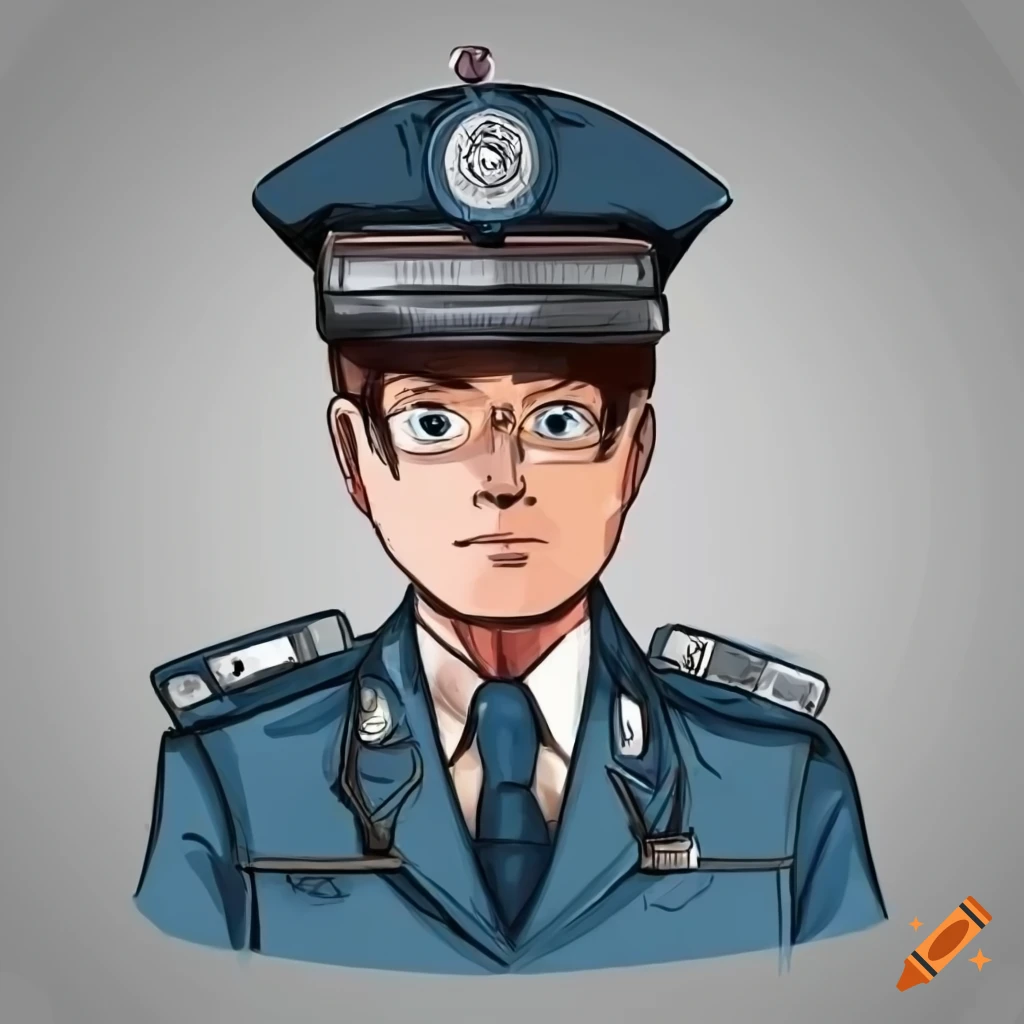 Customs officer uniform with high-security elements on Craiyon