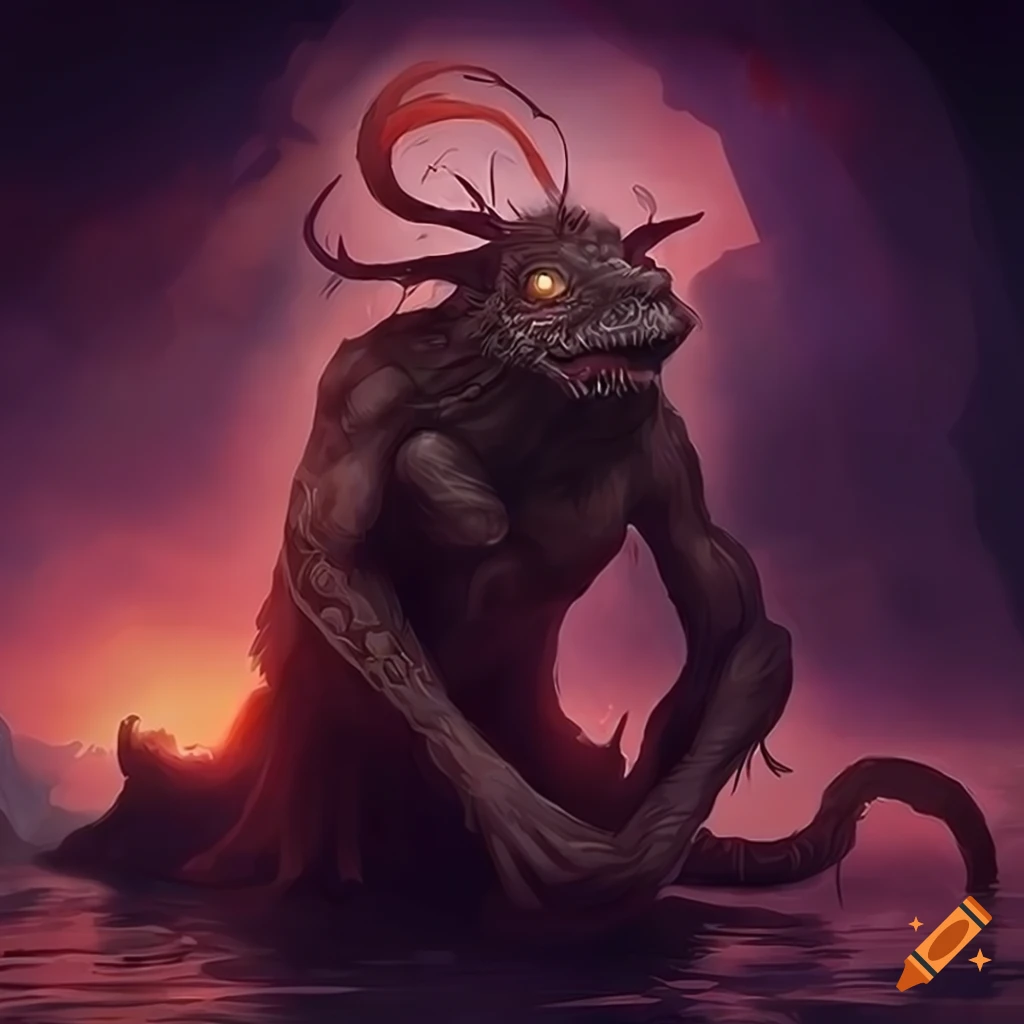 Fantasy creature on Craiyon