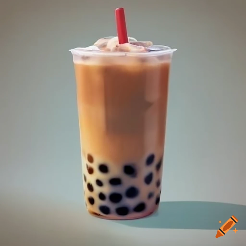 Thai boba tea on Craiyon