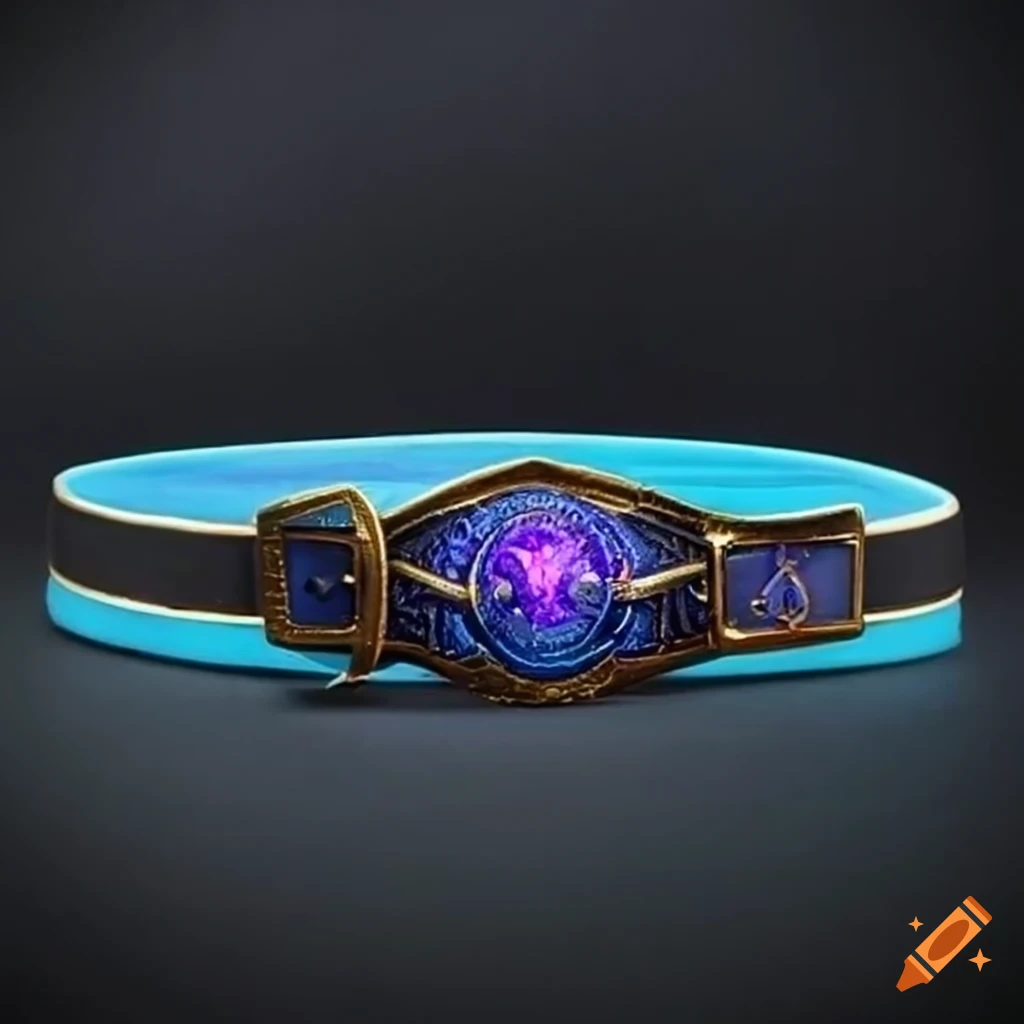 Front view of a noble magic belt on Craiyon