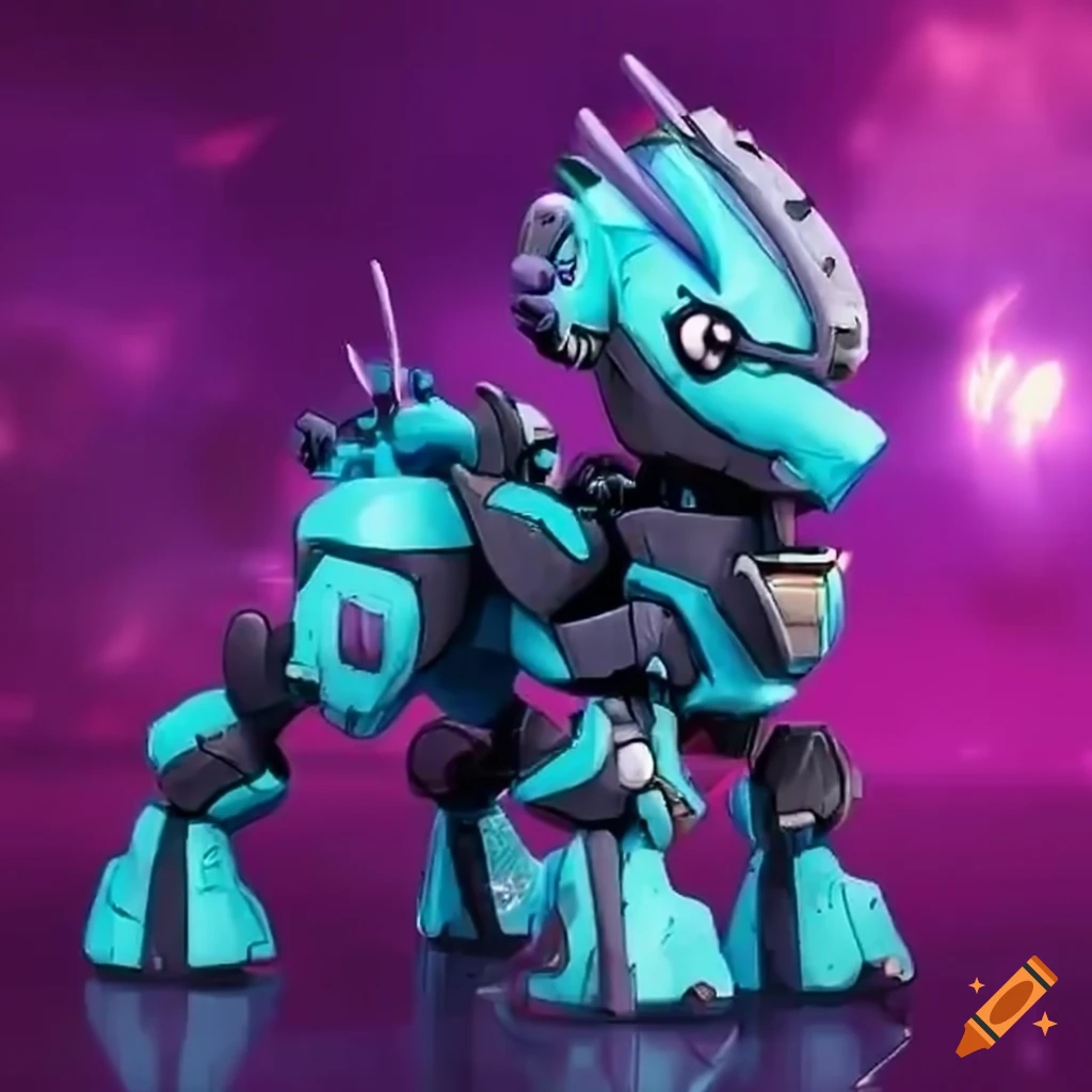 My little pony slick mech on Craiyon