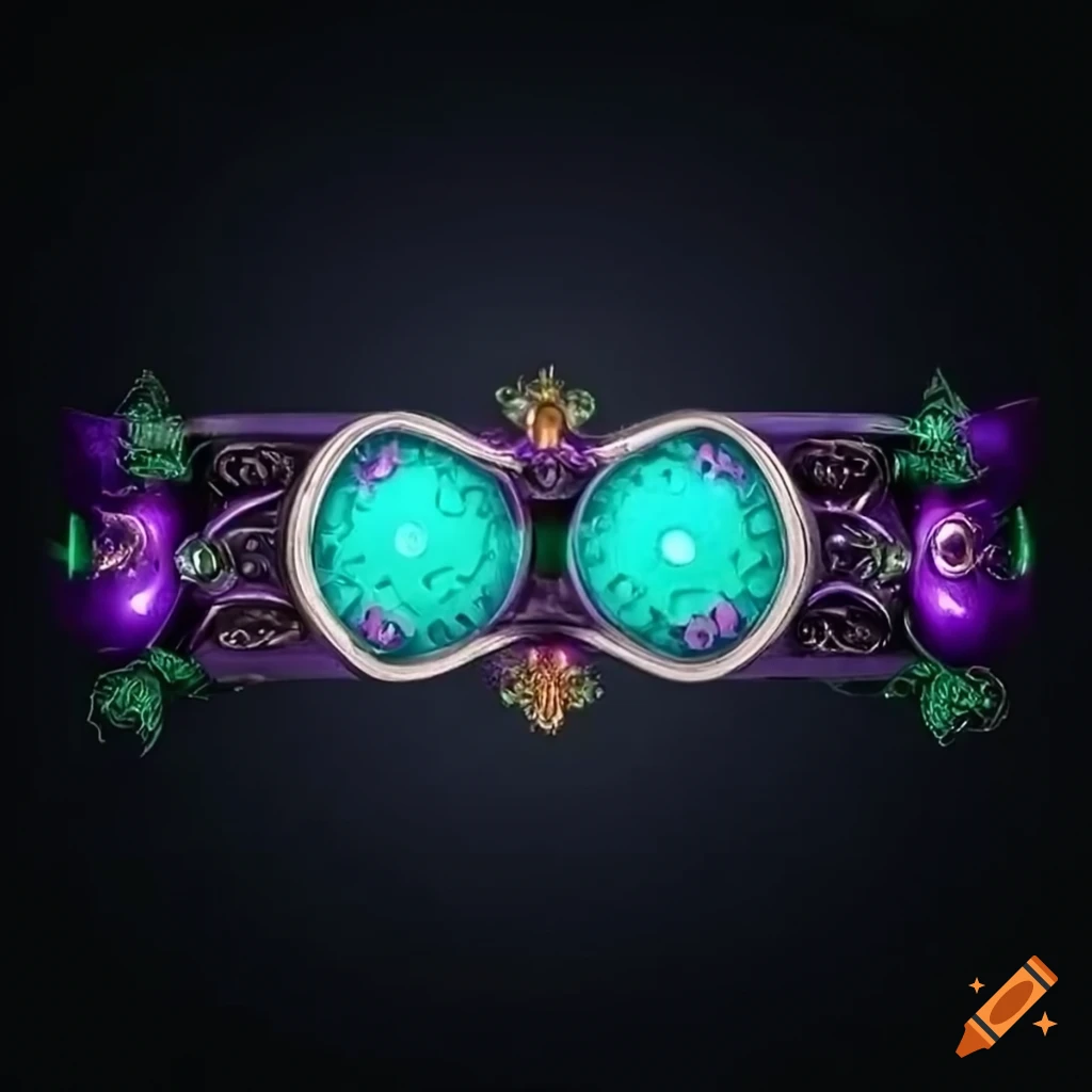 Front view of a noble magic belt on Craiyon