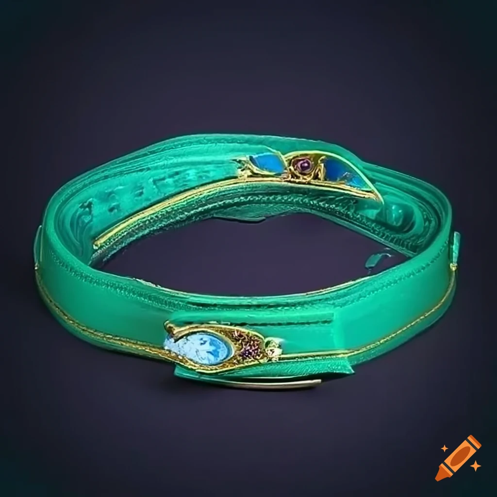 Front view of a noble magic belt on Craiyon