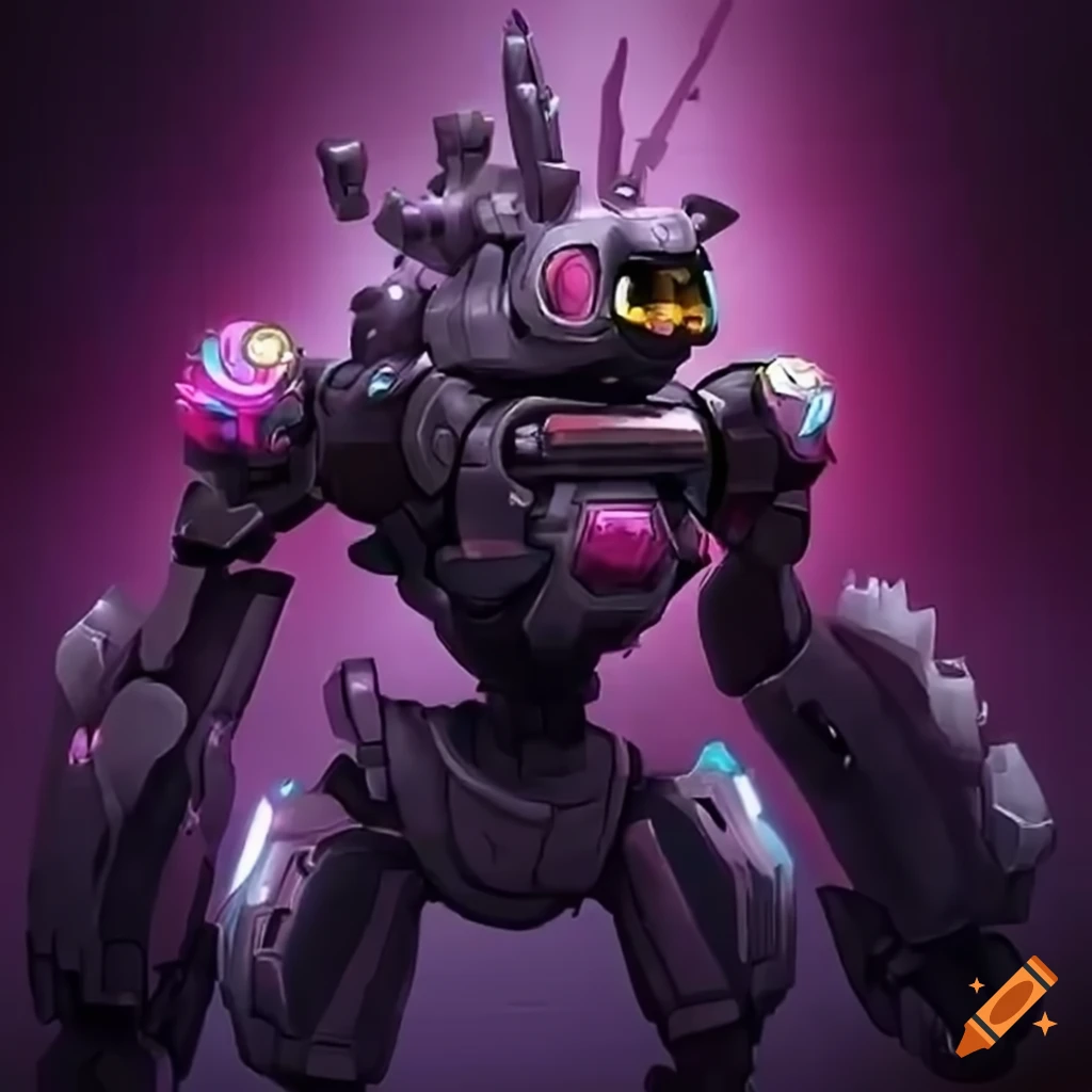 My little pony themed mech design on Craiyon