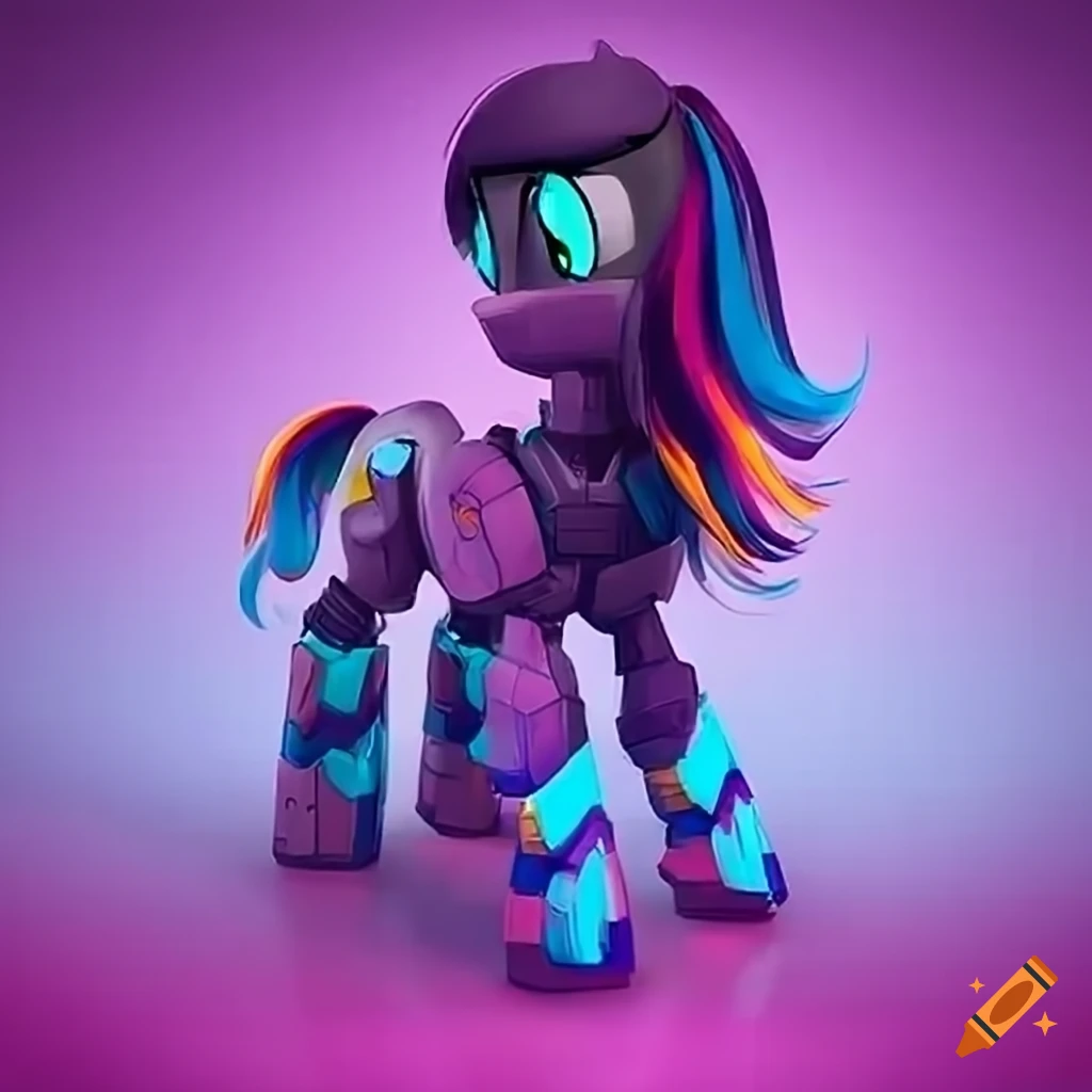 My little pony slick mech on Craiyon