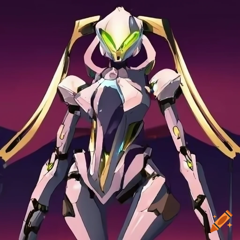 Light mech style in code geass with female design on Craiyon