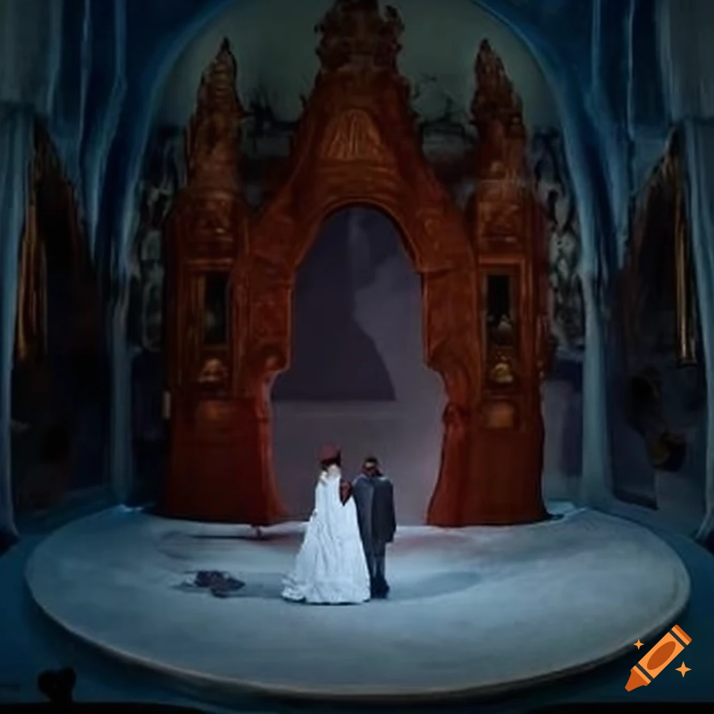 Bizarre scene in a heavenly and surreal environment on Craiyon