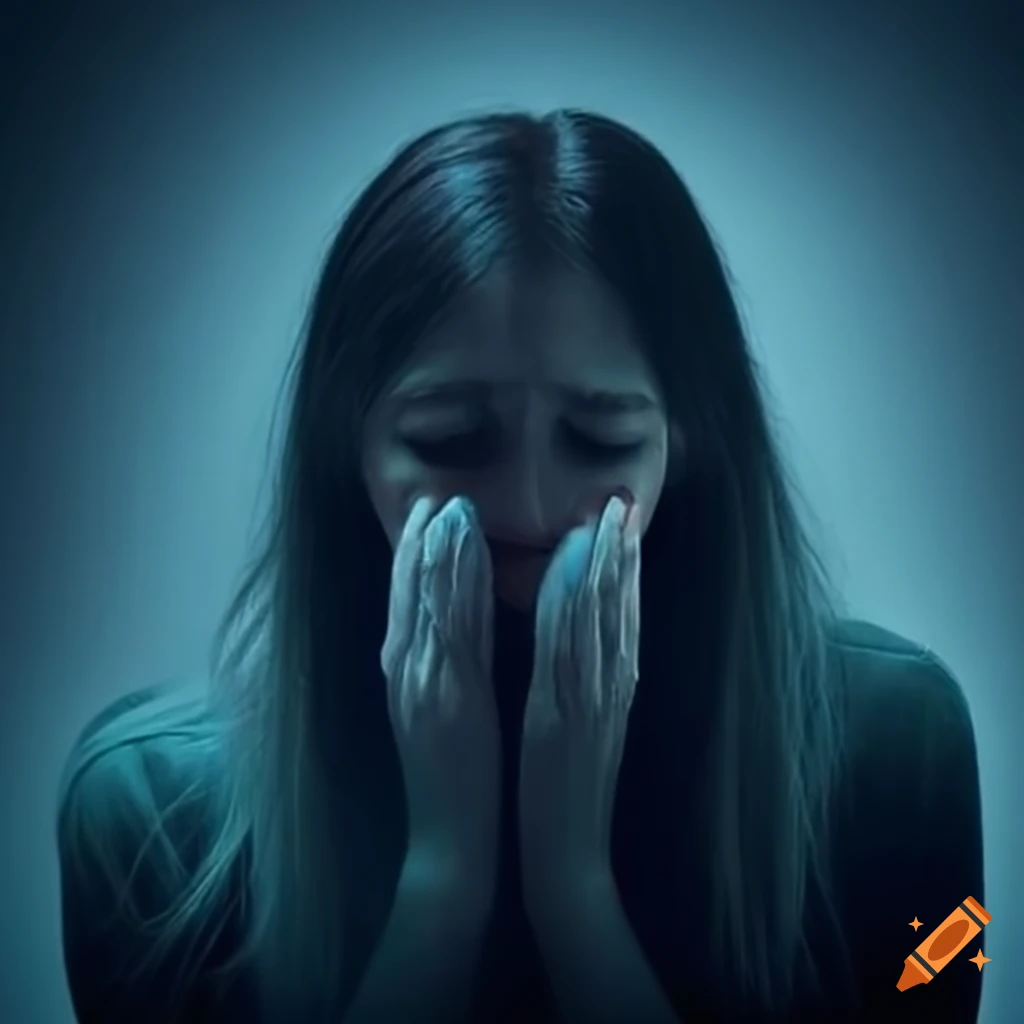 Person feeling trapped and isolated, losing their mind on Craiyon