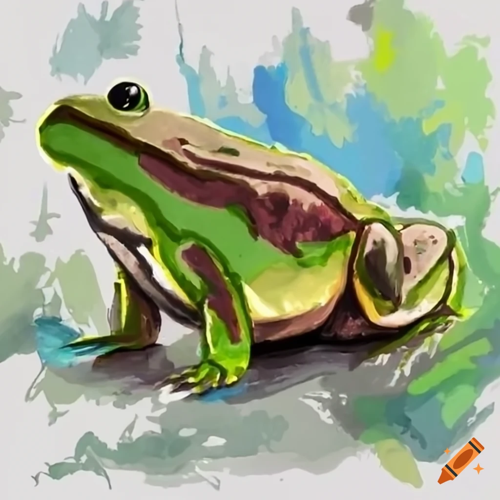 Indian bullfrog on Craiyon