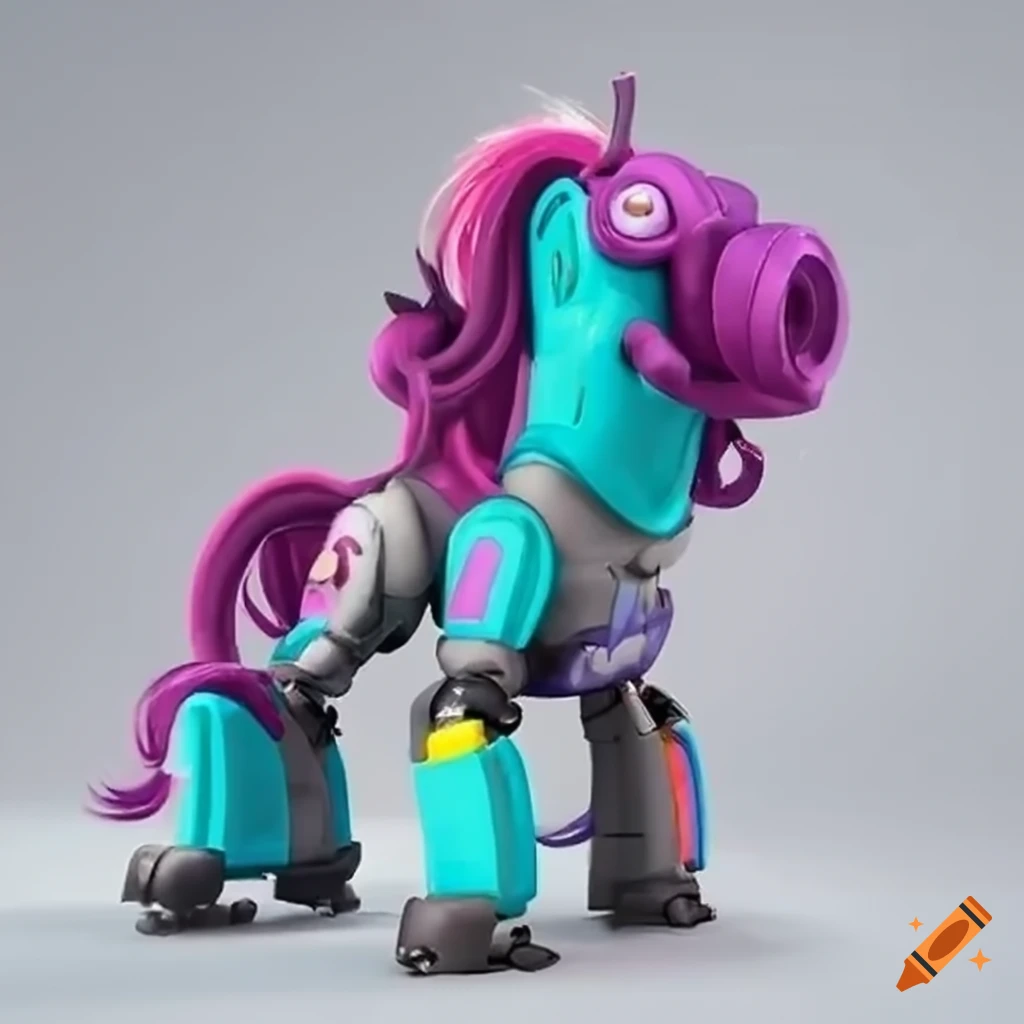 My little pony slick mech on Craiyon