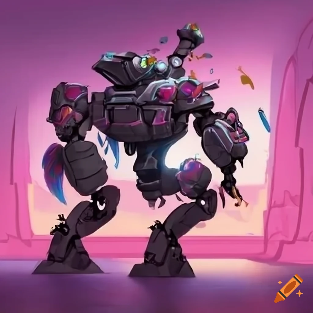 My little pony sleek mech on Craiyon