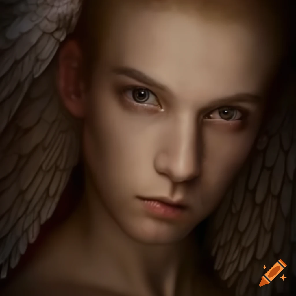 Realistic and beautiful portrayal of archangel zadkiel on Craiyon