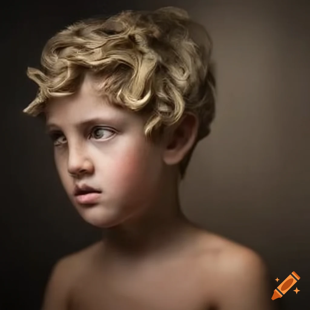 Alexander the great as a child on Craiyon