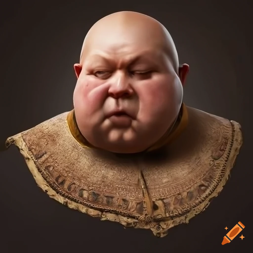 Portrait of a medieval henchman on Craiyon