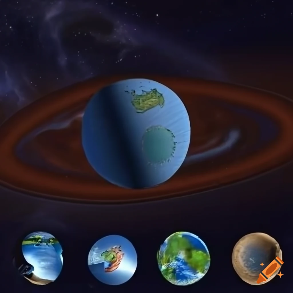 Gas giant ecosystem on Craiyon