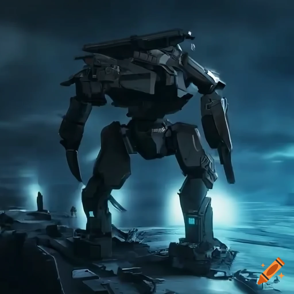 Epic streamlined futuristic mech in 8k full resolution on Craiyon