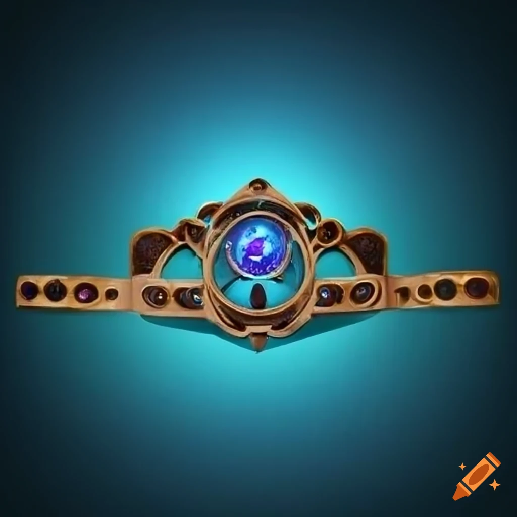 Front view of a noble magic belt on Craiyon