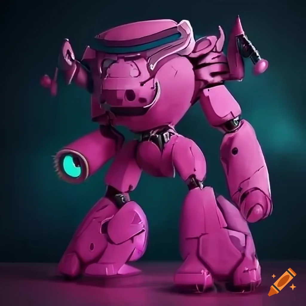 My little pony themed mech design on Craiyon