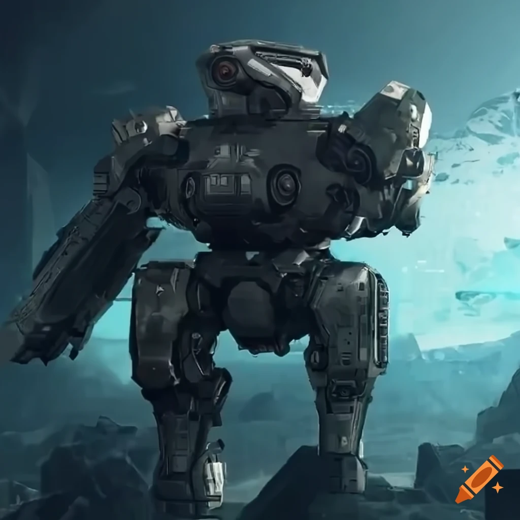 Streamlined futuristic mech in 8k full resolution on Craiyon