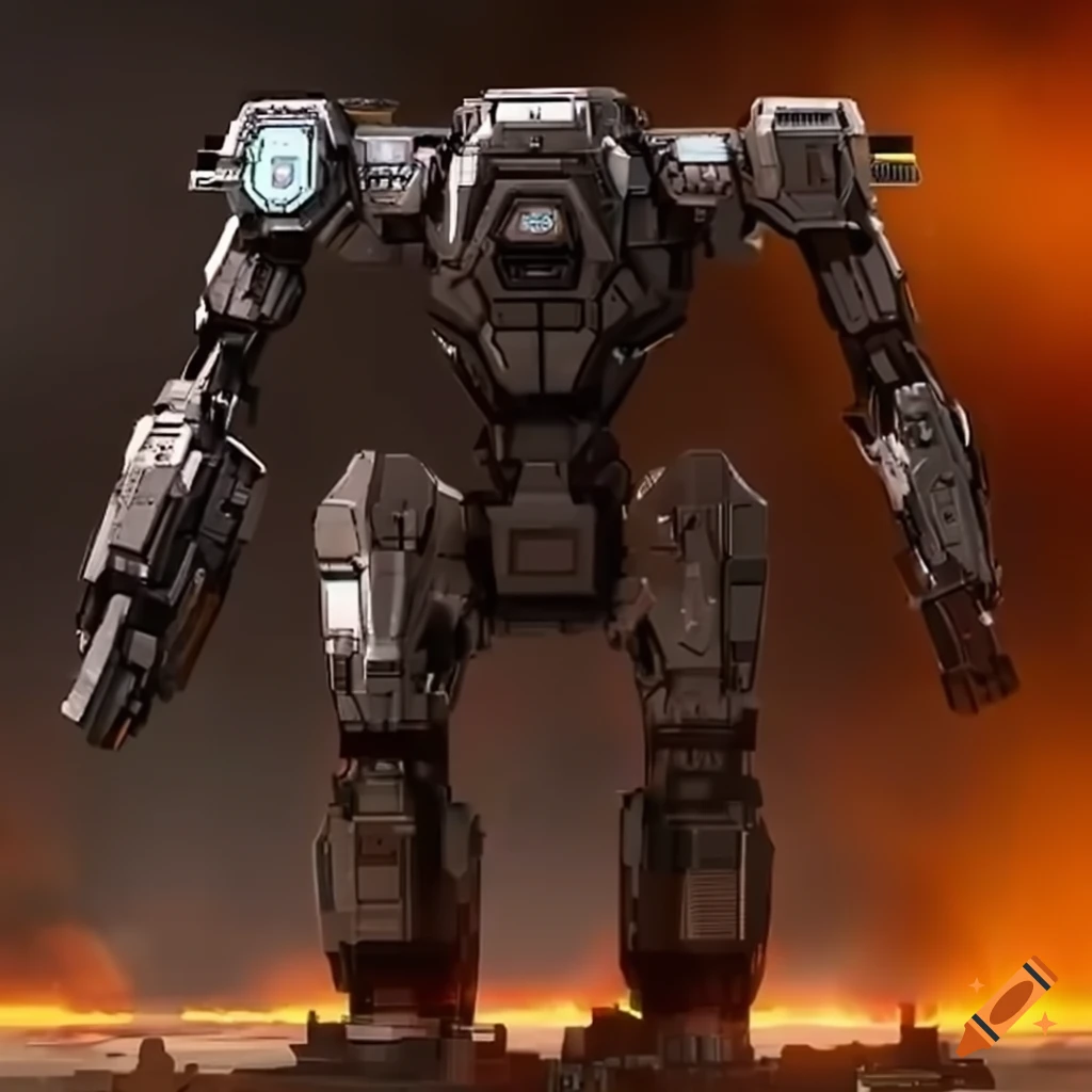 8k full resolution futuristic mech with clean lines on Craiyon