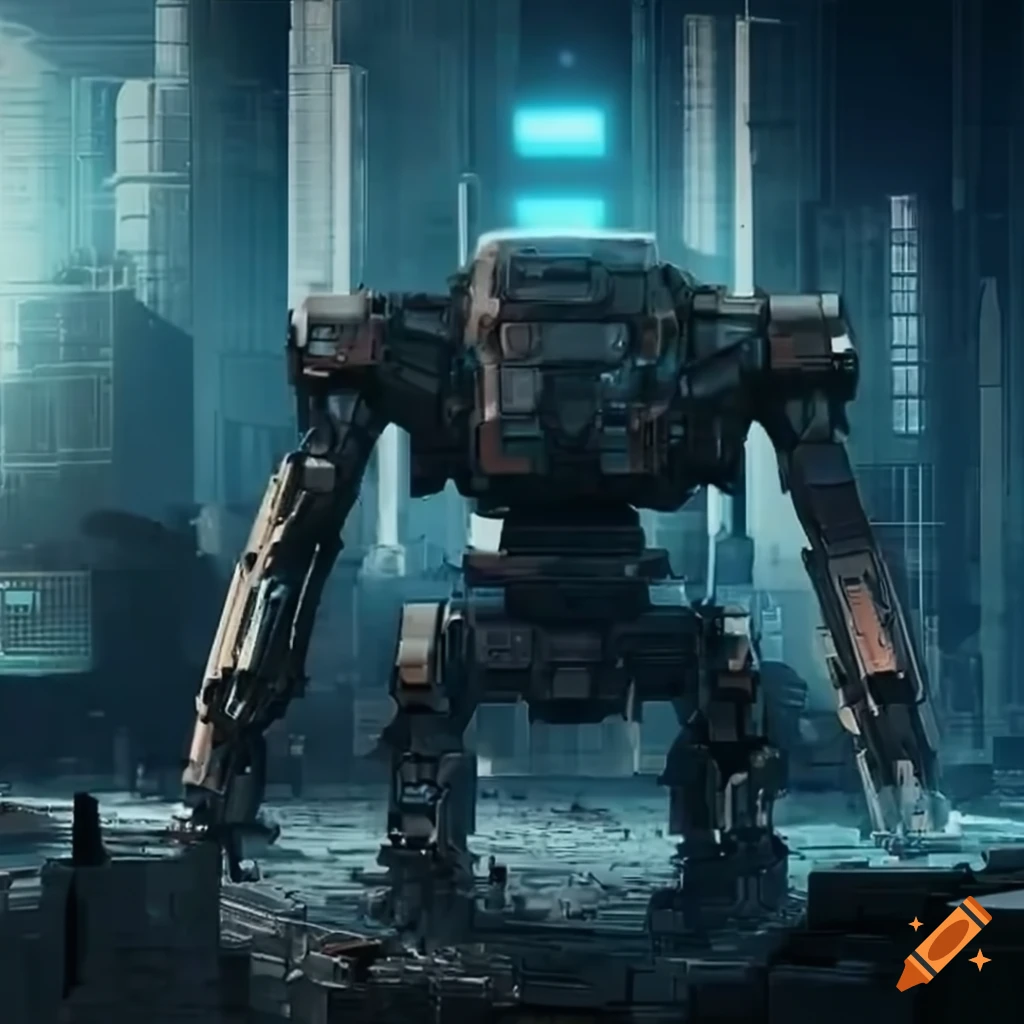 Epic streamlined futuristic mech in 8k resolution on Craiyon