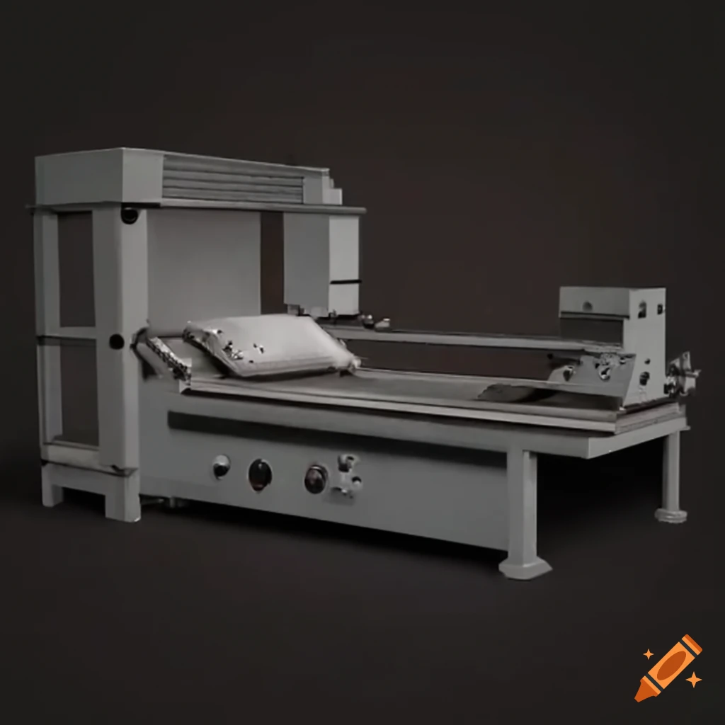 Lathe machine-shaped bed on Craiyon