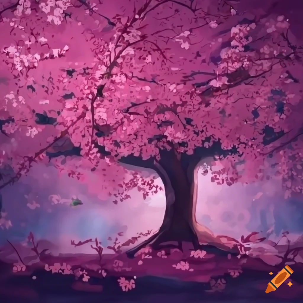 Sakura tree in 4k resolution on Craiyon