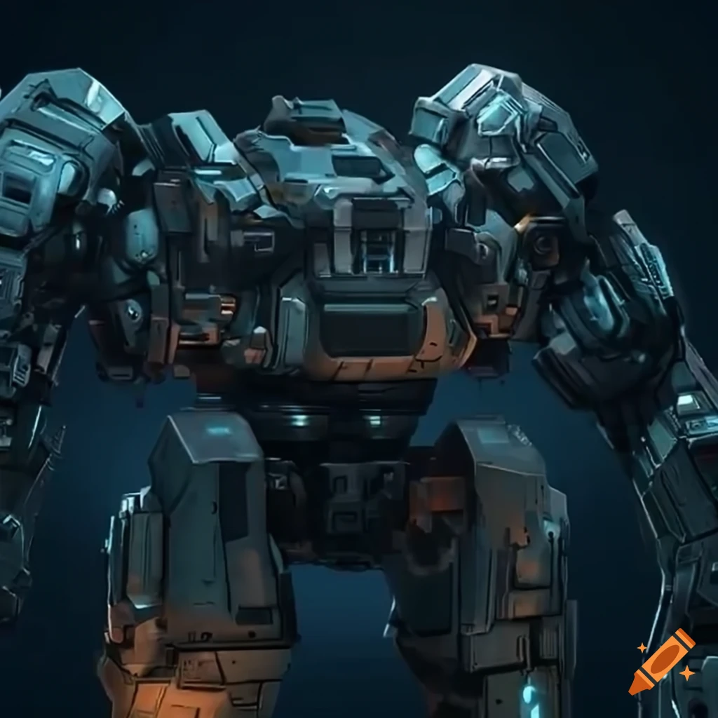 Futuristic mech in 8k full resolution on Craiyon