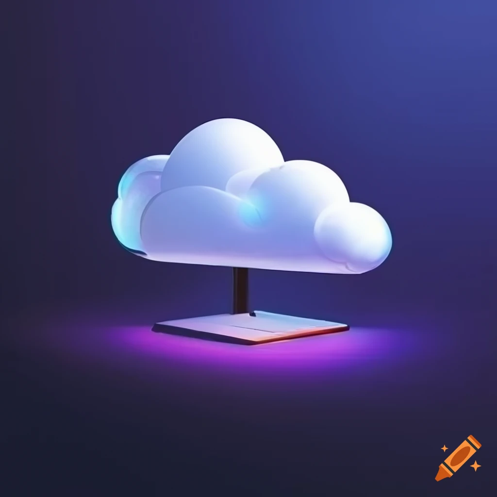 Cloud server on Craiyon