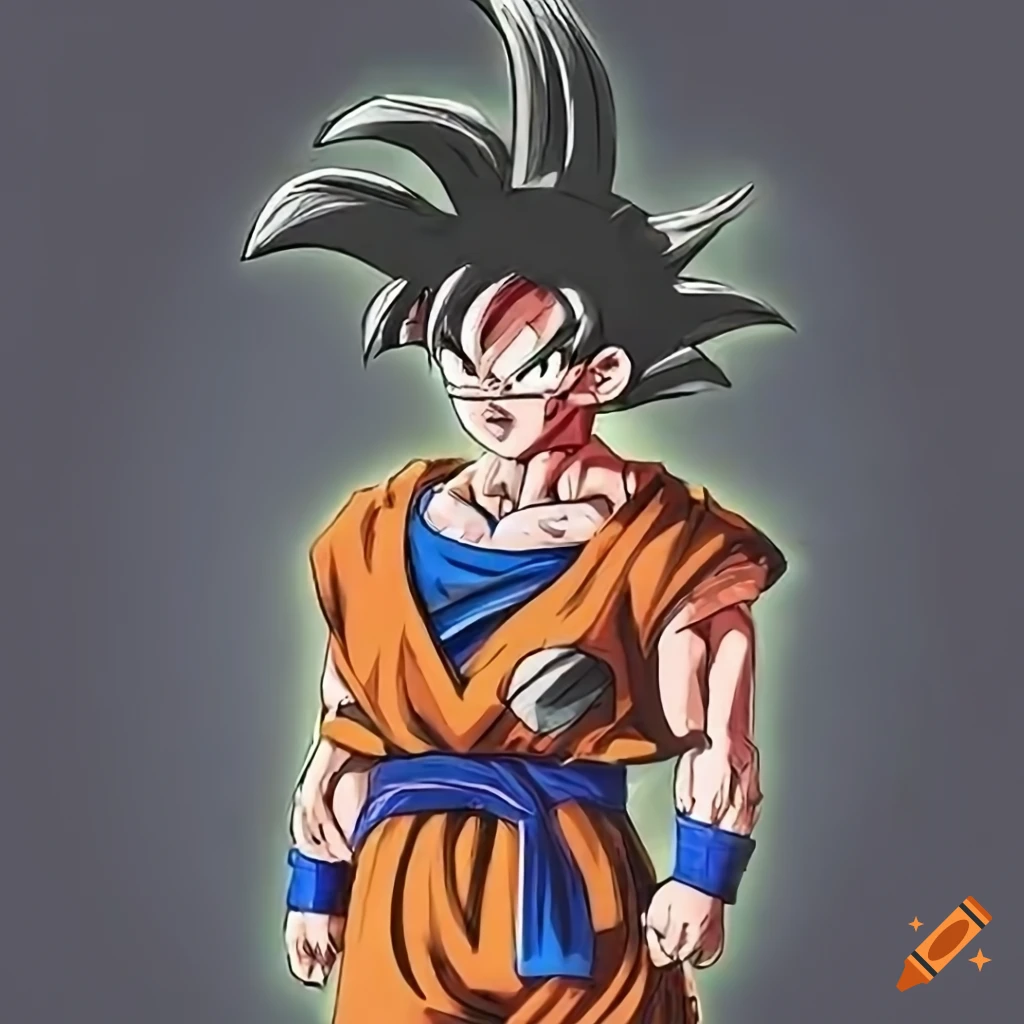 Goku character from dragon ball series on Craiyon