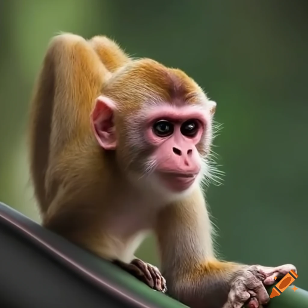 Monkey returning to work on Craiyon