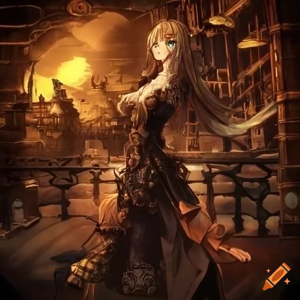 Steampunk world on Craiyon