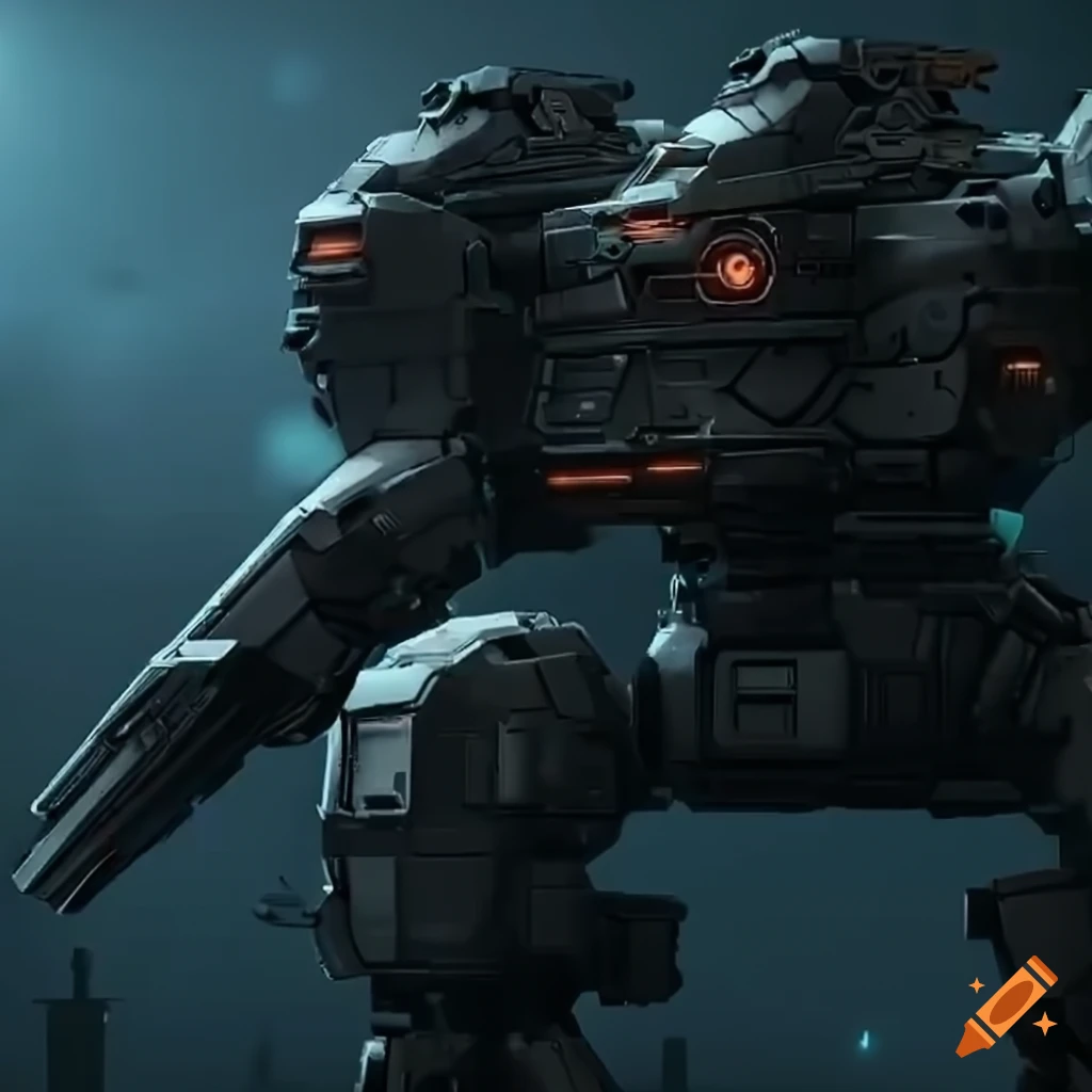 8k full resolution futuristic mech in an epic streamlined design on Craiyon