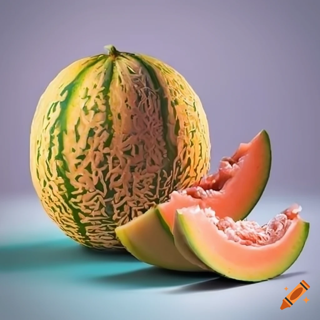 Sweet melon on Craiyon