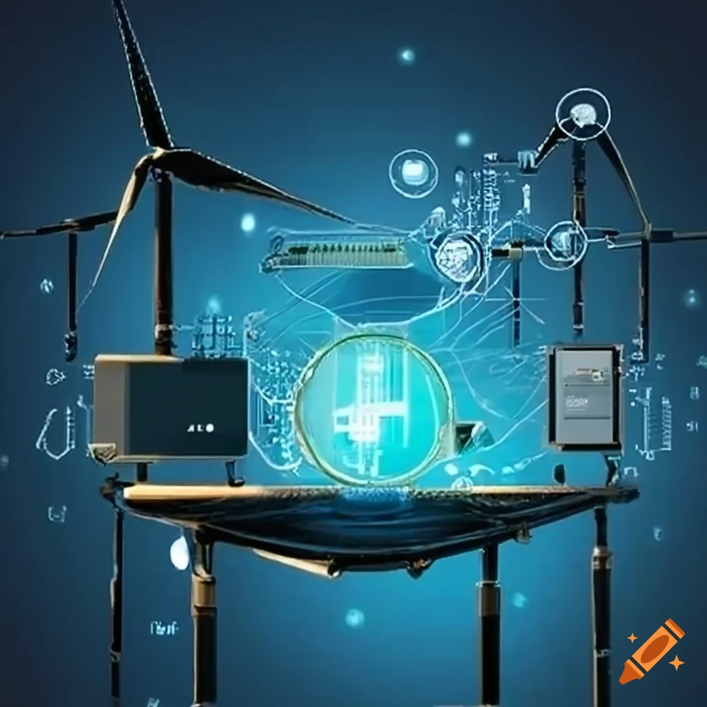 Smart grid infrastructure with advanced sensors and meters for efficient electricity ...